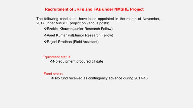 National mission for sustaining himalayan ecosystem (nmshe) ppt | PPTX