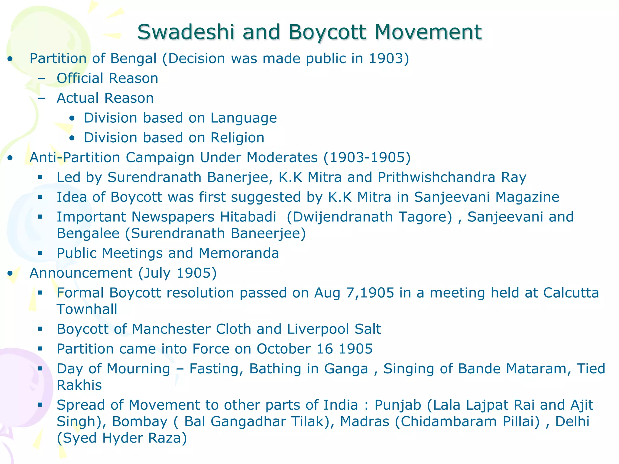 National movement 1905 1918 | PPTX