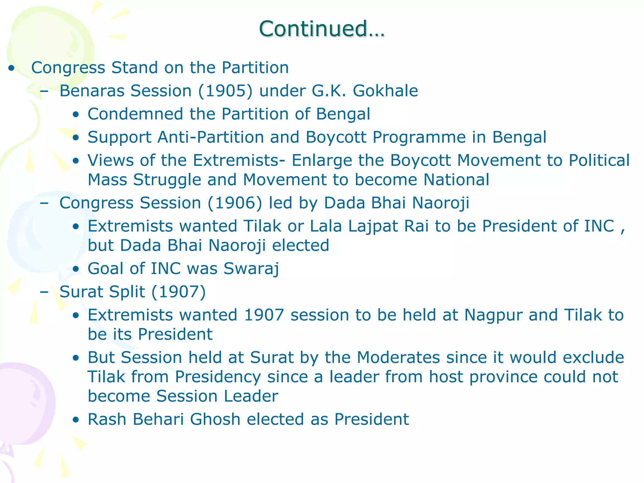 National movement 1905 1918 | PPTX