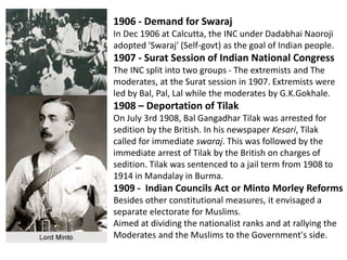 National movement in india | PPTX