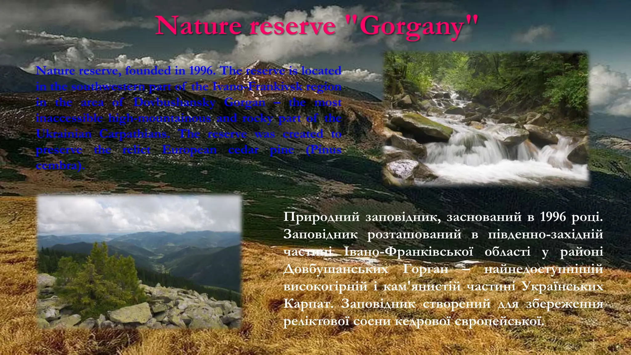 "National Nature Parks in Ukraine" .pptx