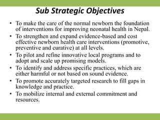 National neonatal strategy | PPTX