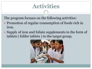National nutritional anemia prophylaxis | PPTX