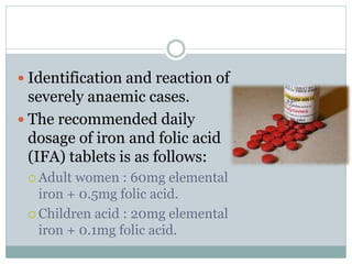 National nutritional anemia prophylaxis | PPTX