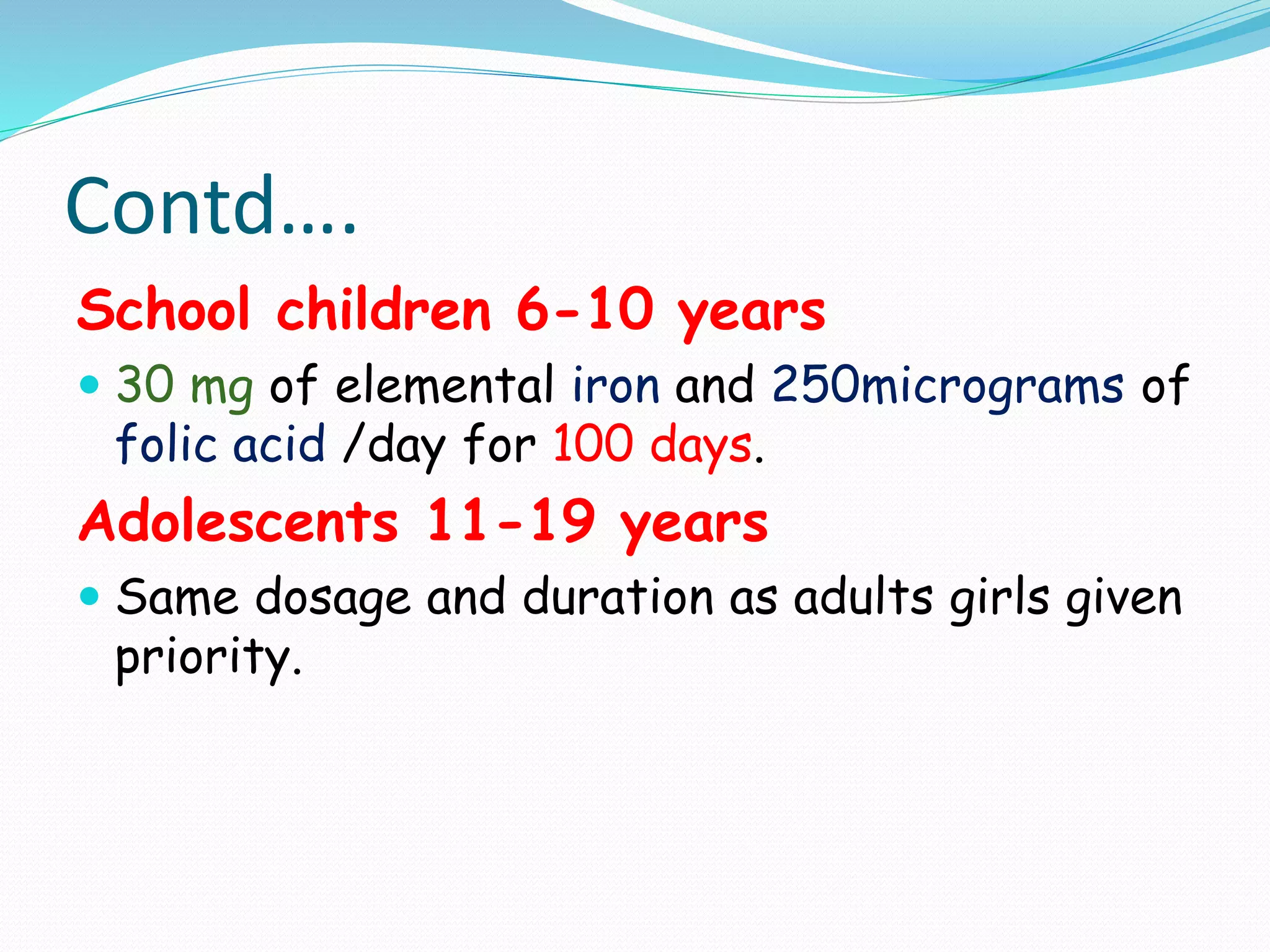 National nutritional anemia prophylaxis programme | PPTX