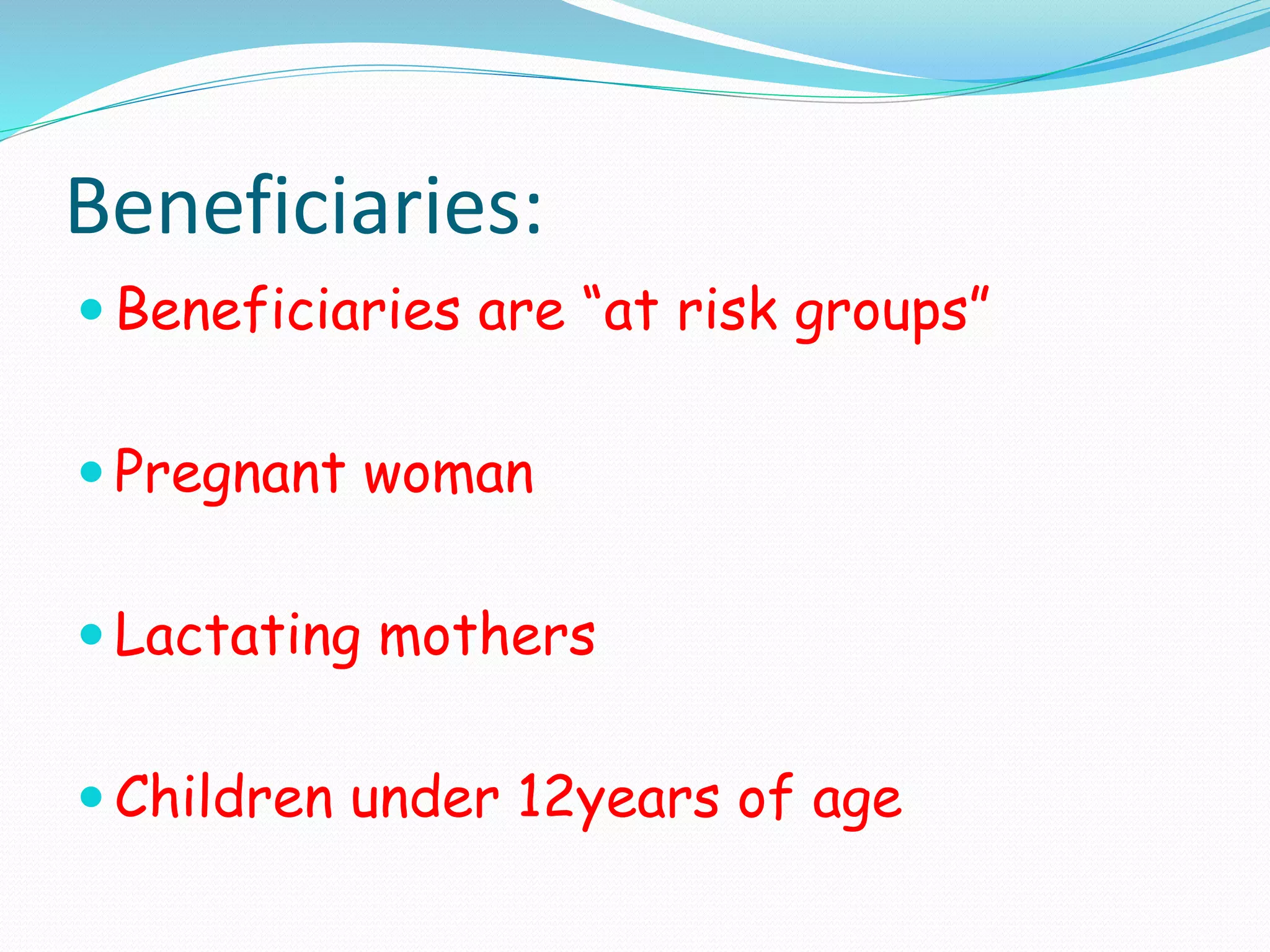 National nutritional anemia prophylaxis programme | PPTX