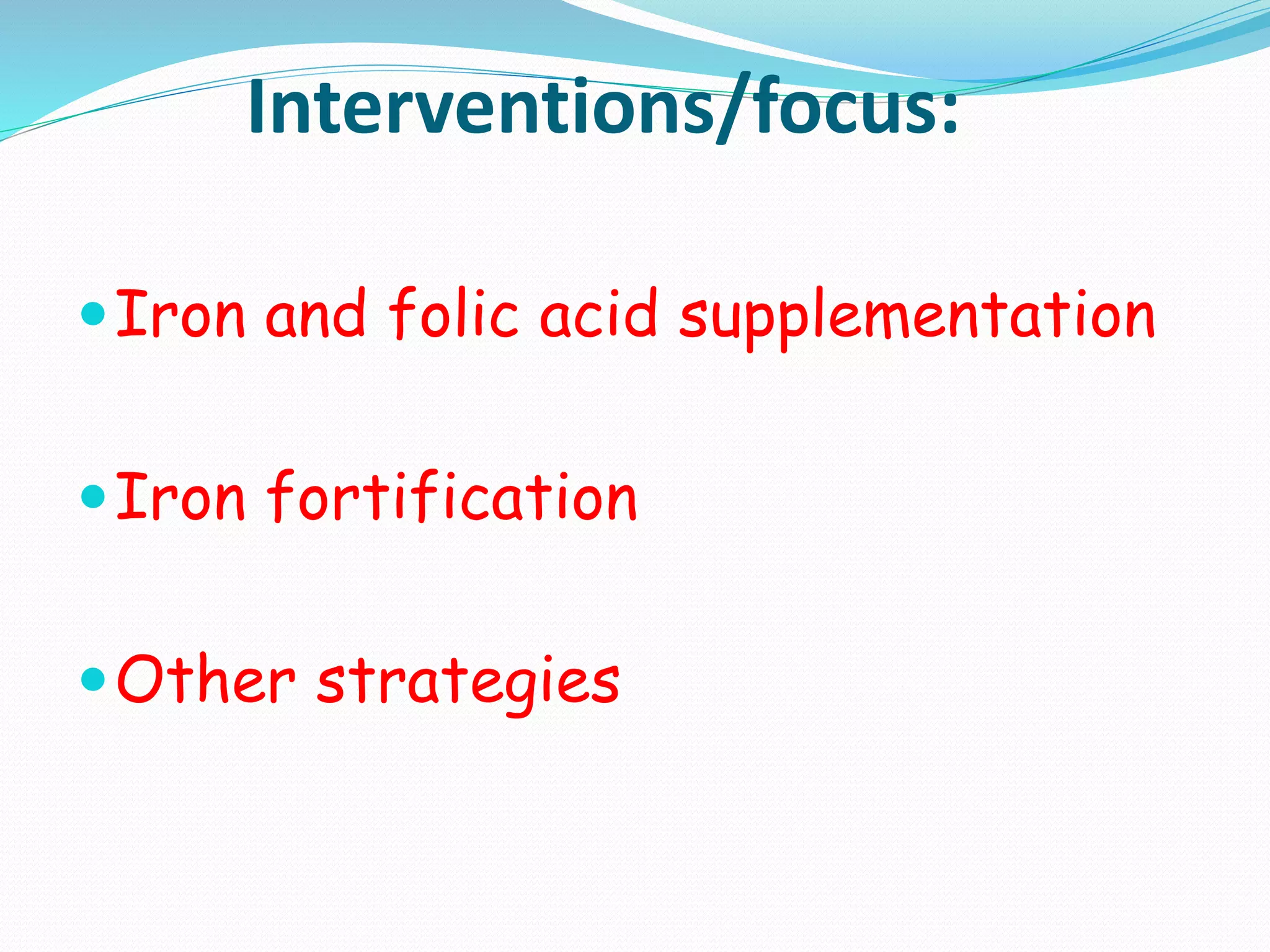 National nutritional anemia prophylaxis programme | PPTX