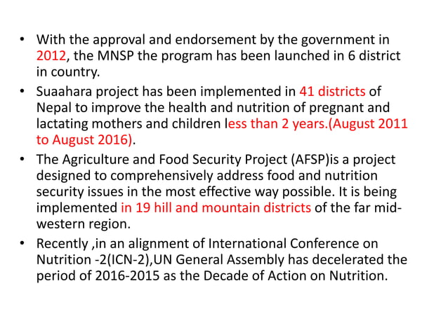 National nutritional program | PPTX