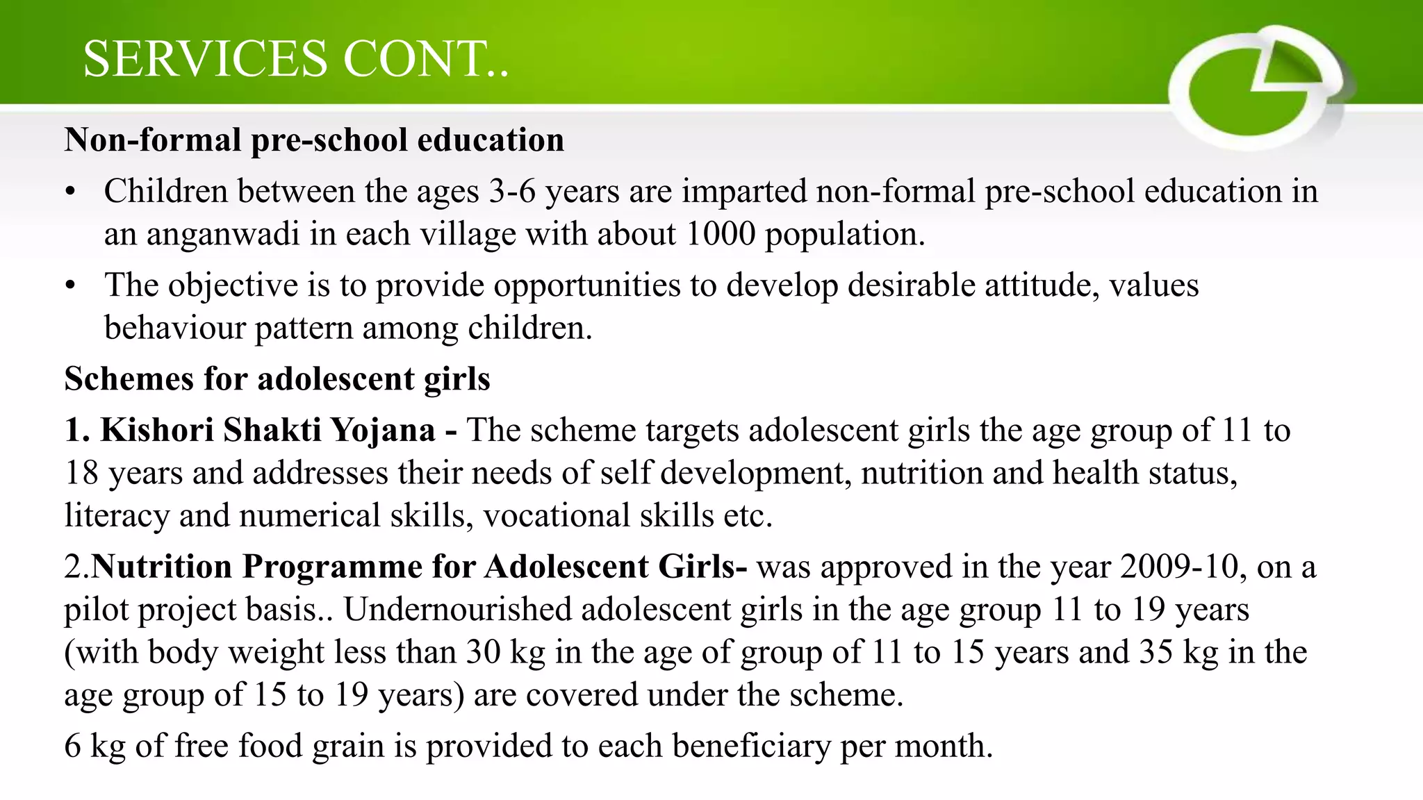 National nutritional program in india | PPTX