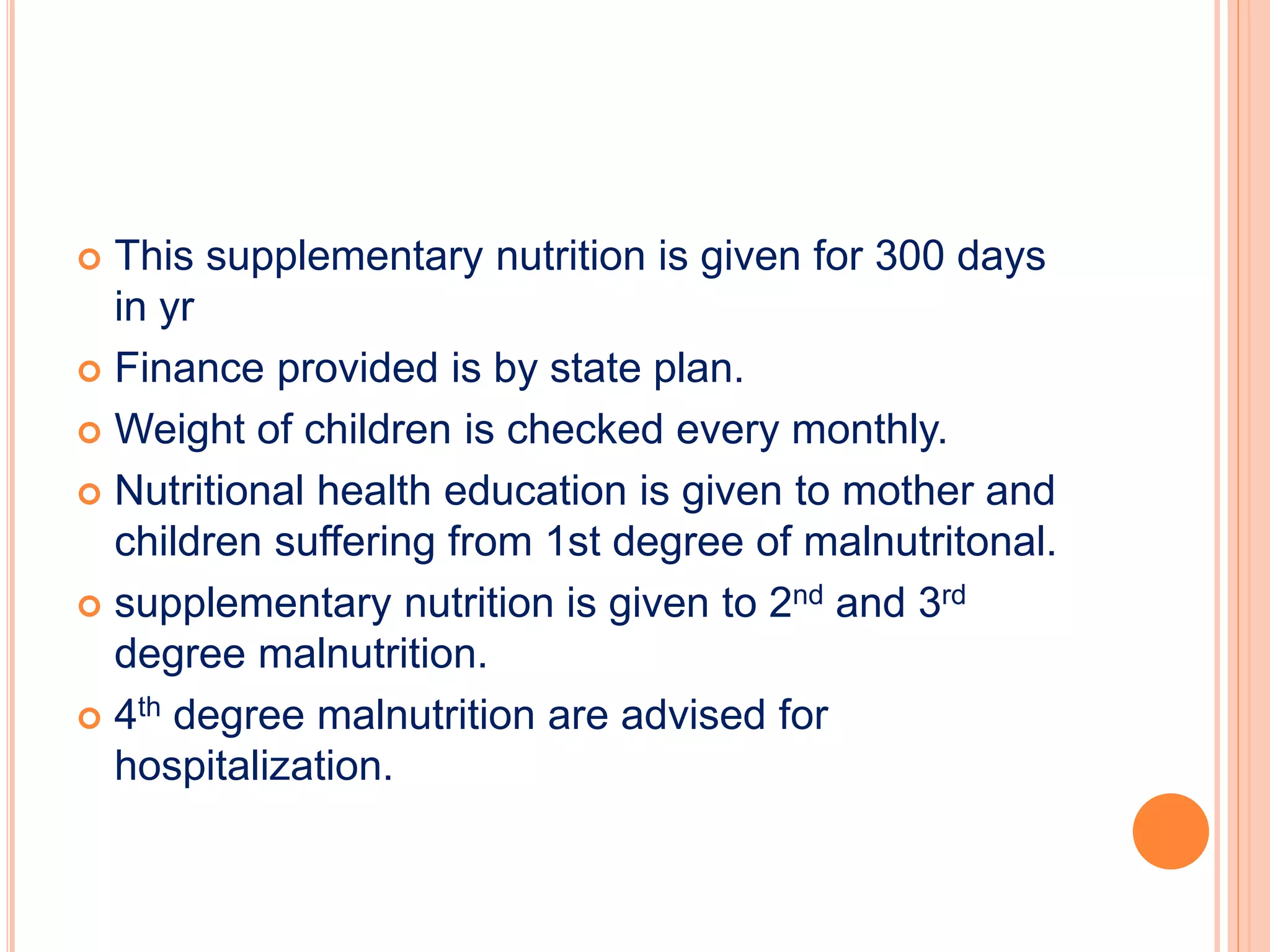 National nutritional programme | PPTX