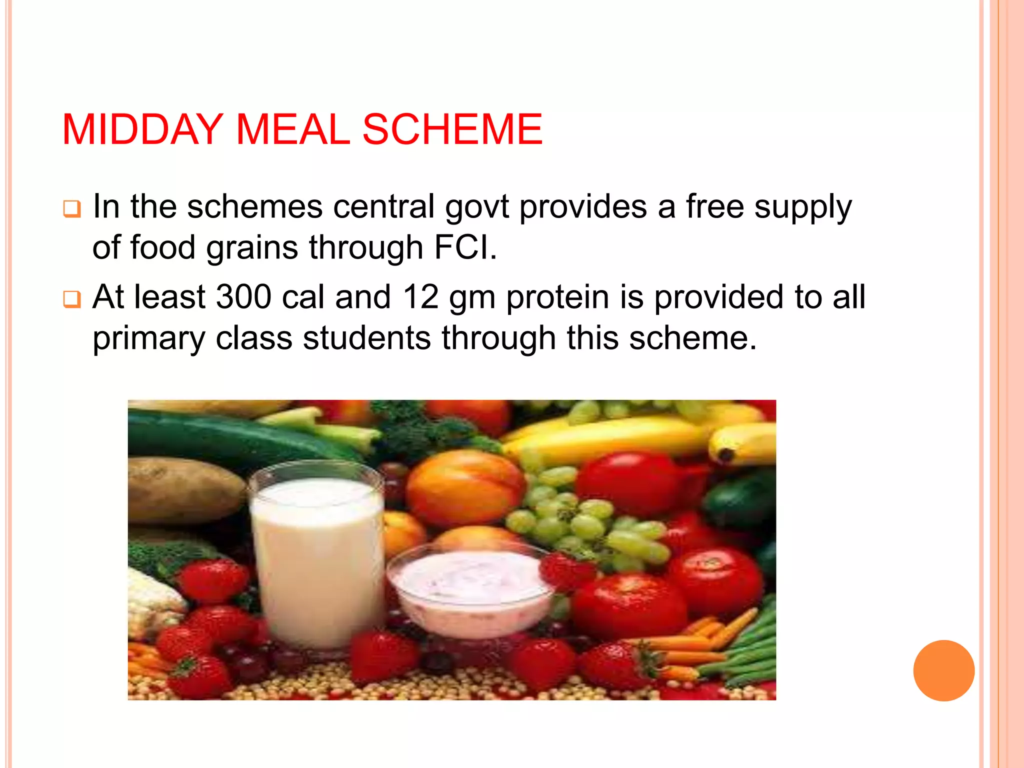 National nutritional programme | PPTX