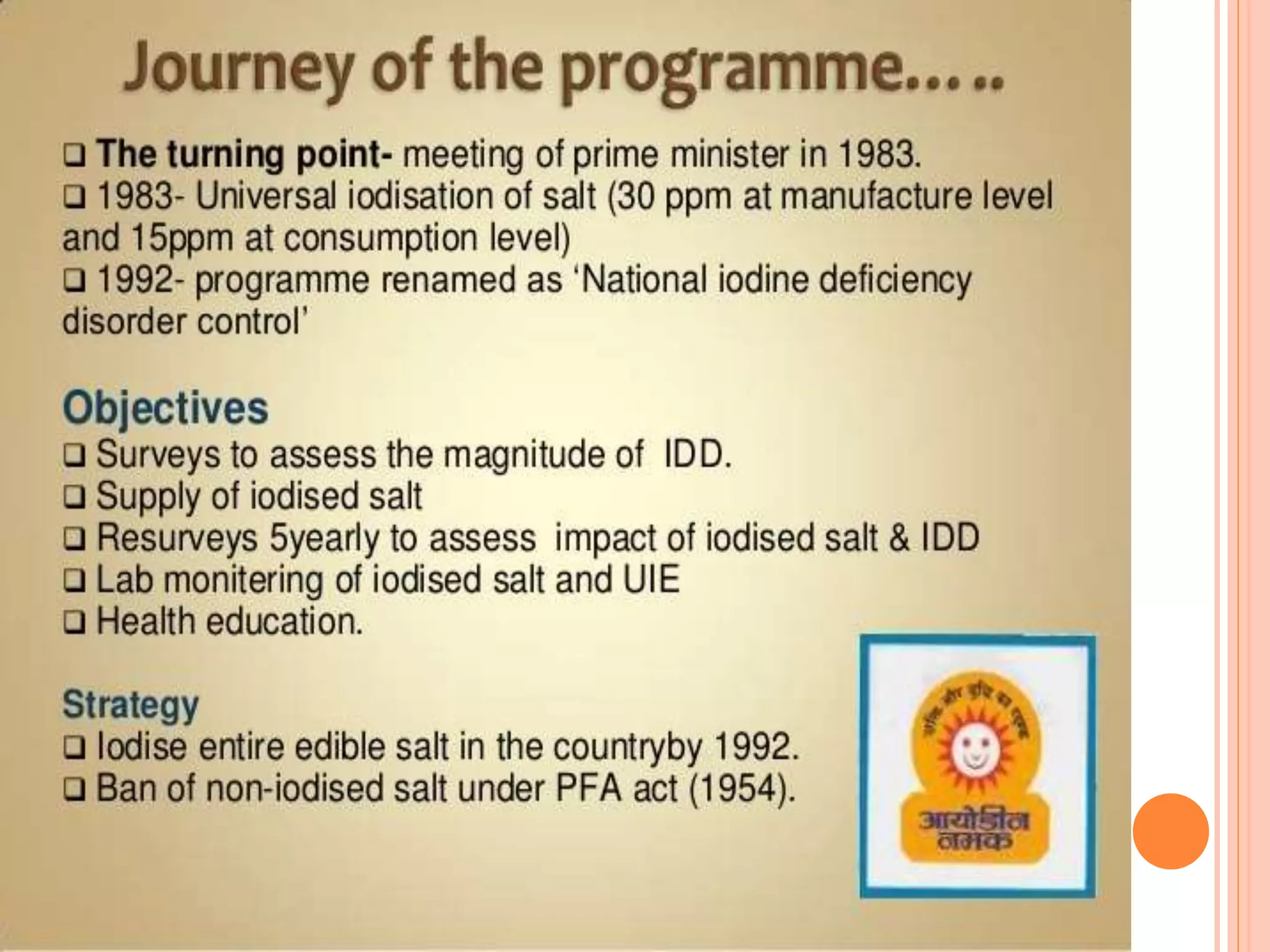 National nutritional programme | PPTX