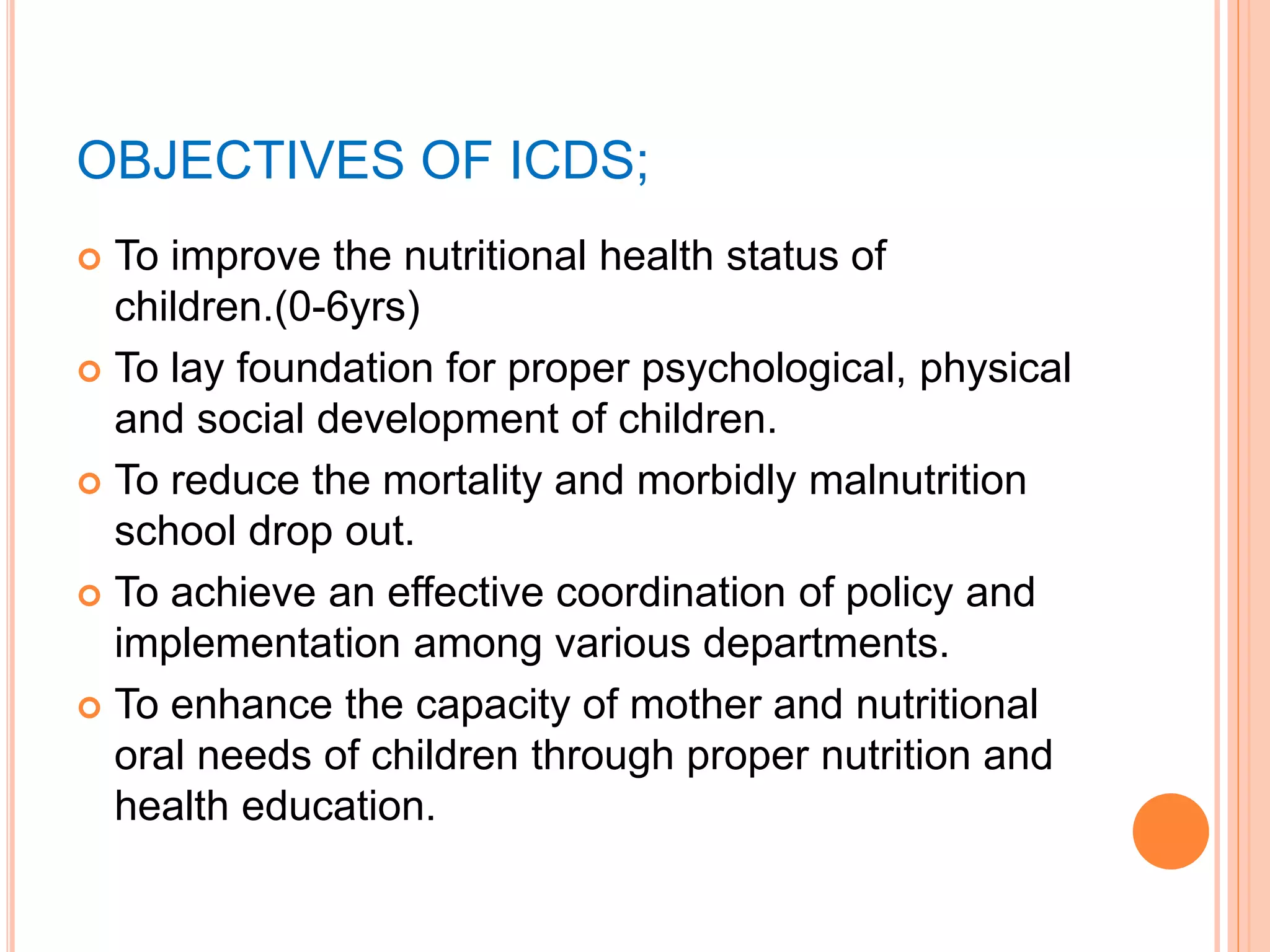 National nutritional programme | PPTX