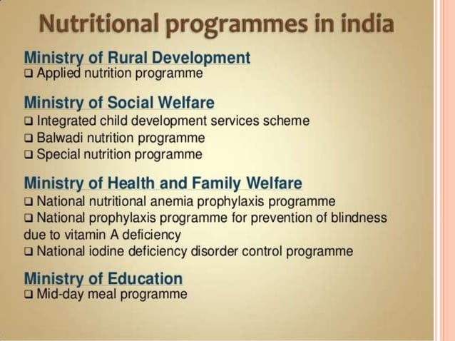 National nutritional programme | PPTX | Eye and Vision Conditions ...