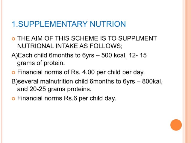 National nutritional programme | PPTX | Eye and Vision Conditions ...