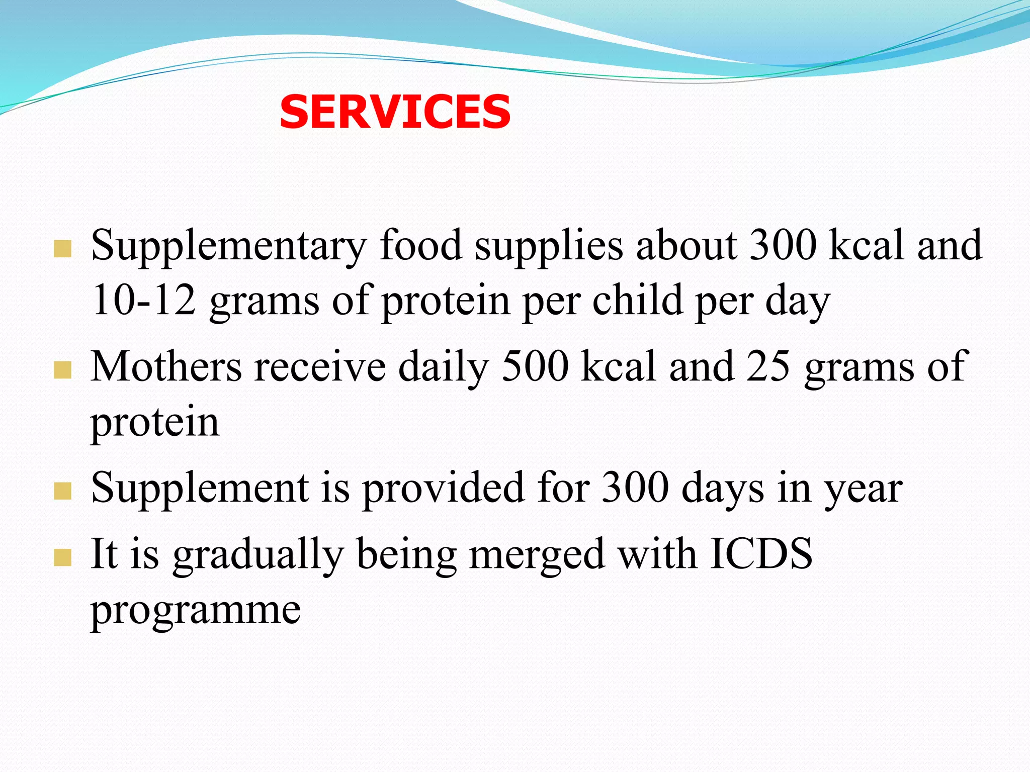 National nutritional programmes for | PPTX