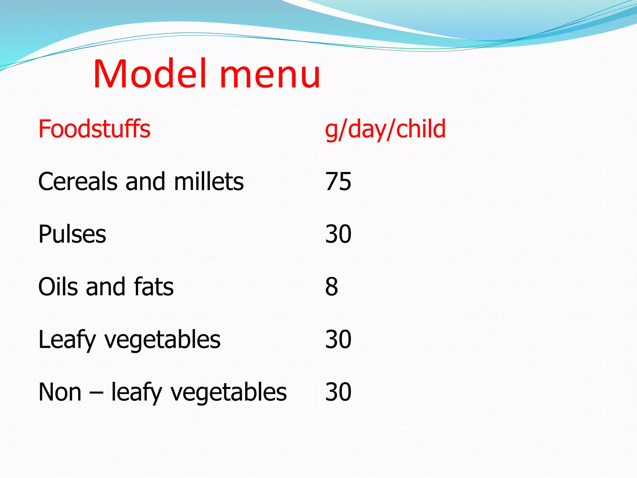 National nutritional programmes for | PPTX