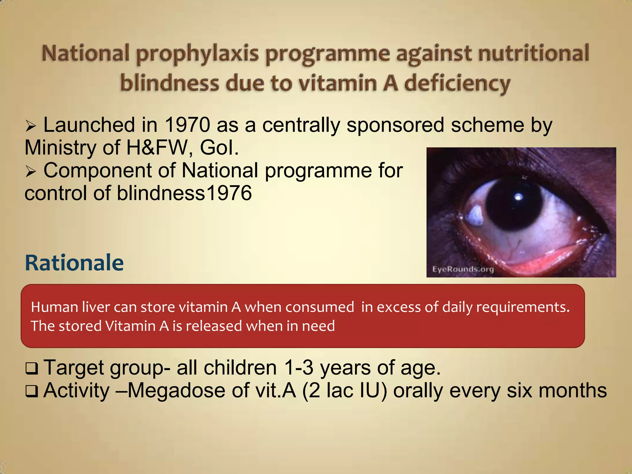 National nutritional programmes in india | PPTX