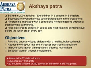 National nutritional programmes in india | PPTX