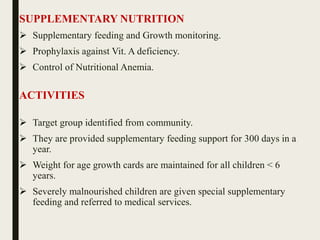 National Nutritional Programmes In India | PPTX