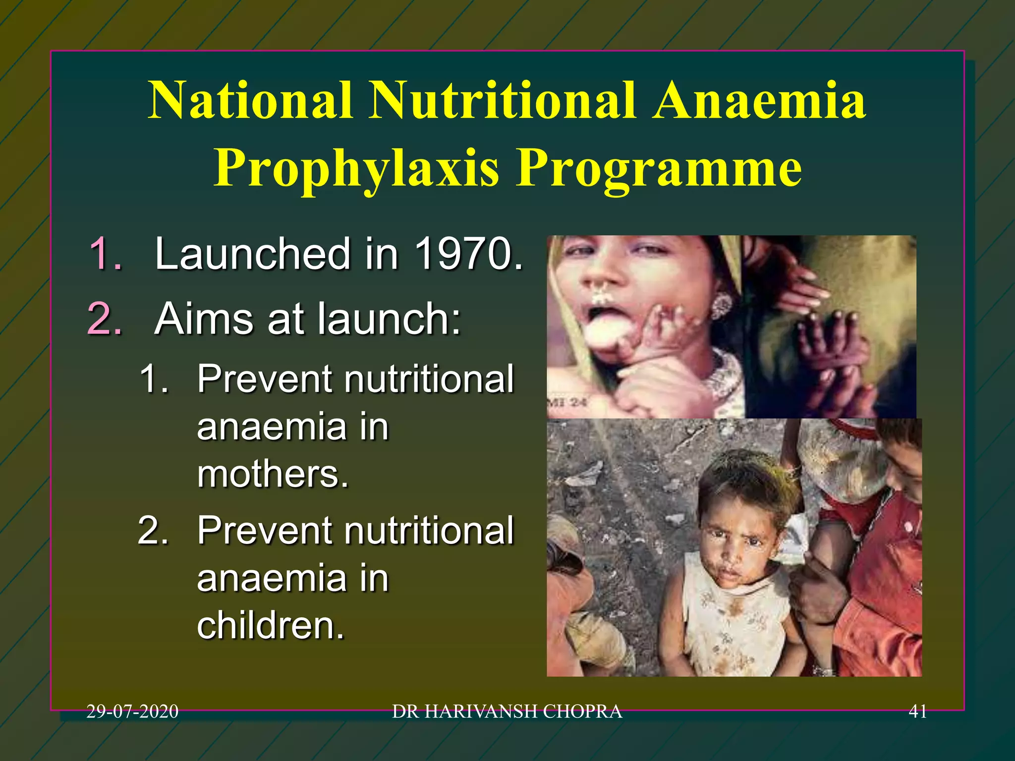 National nutrition programmes. | PPT