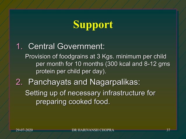 National nutrition programmes. | PPT | Nutrition | Healthy Living