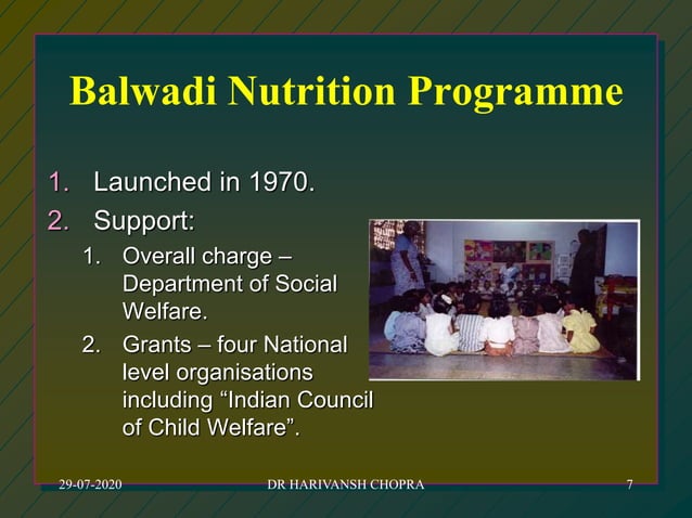 National nutrition programmes. | PPT | Nutrition | Healthy Living