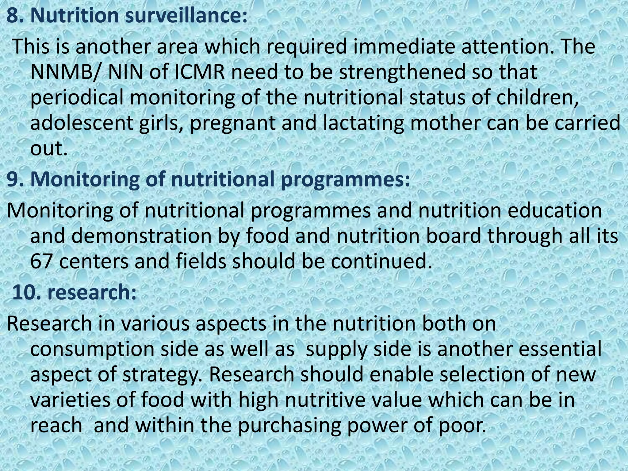 National nutrotional policy | PPTX
