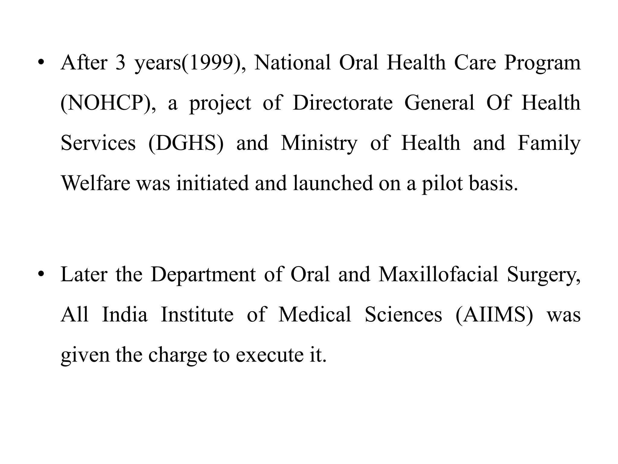 National oral health policy | PPTX