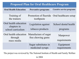 National oral health policy | PPTX