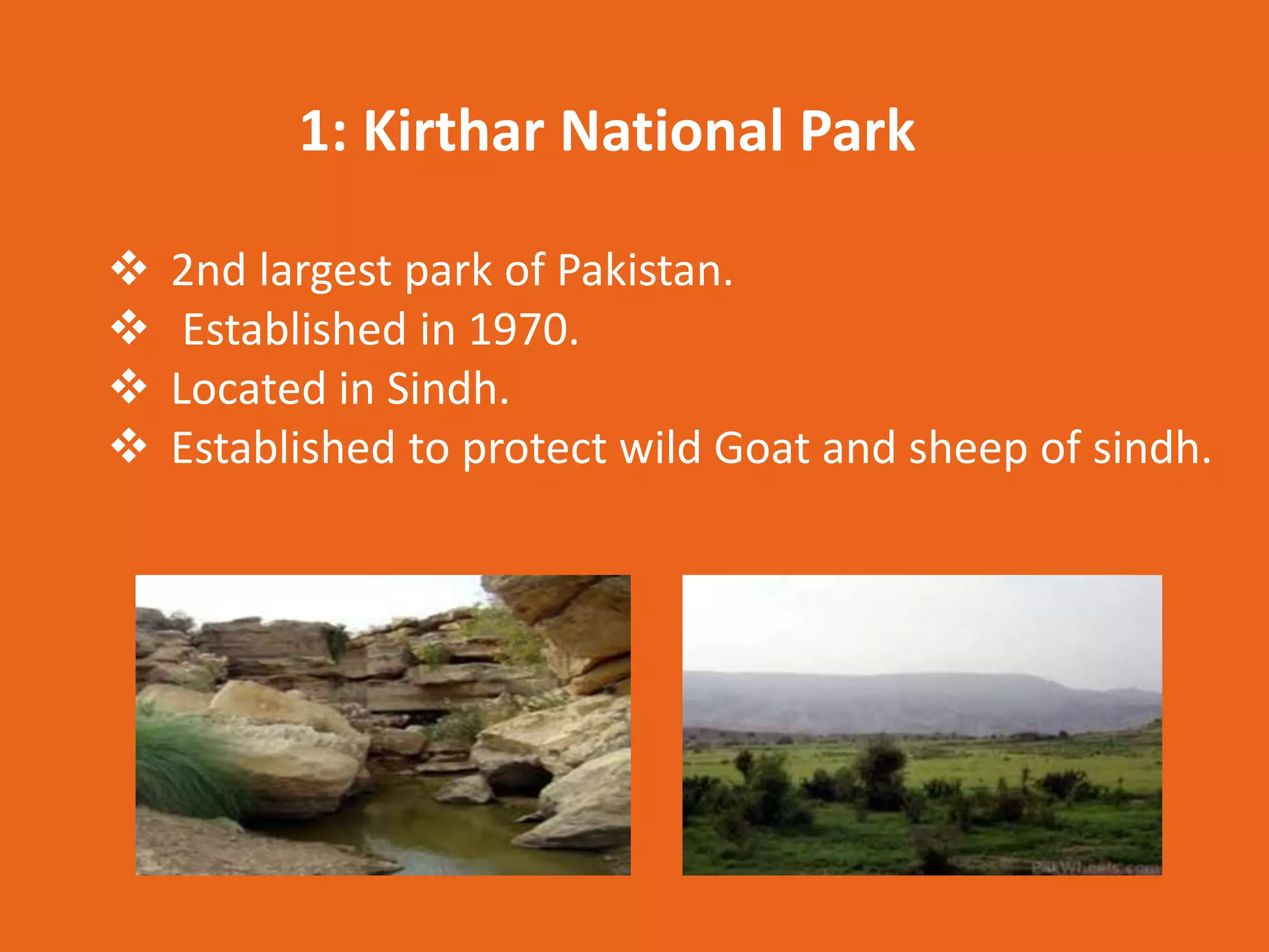 major National park of pakistan | PPTX