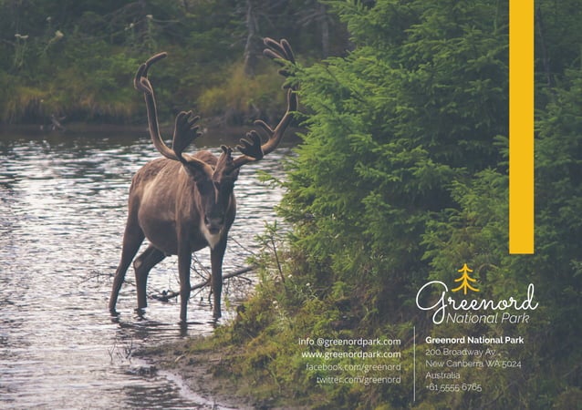 National Park Brochure - A5 Landscape | PPT