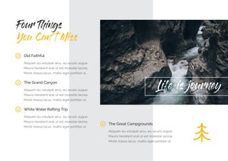 National Park Brochure - A5 Landscape | PPT