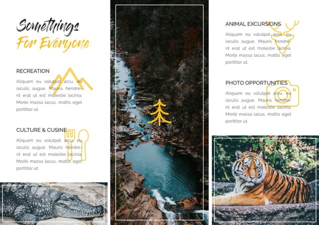 National Park Brochure - A5 Landscape | PPT