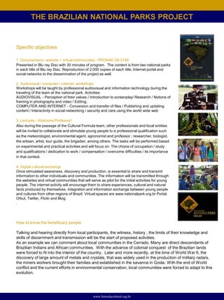 National park presentation 2011 2012 | PDF