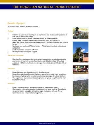 National park presentation 2011 2012 | PDF