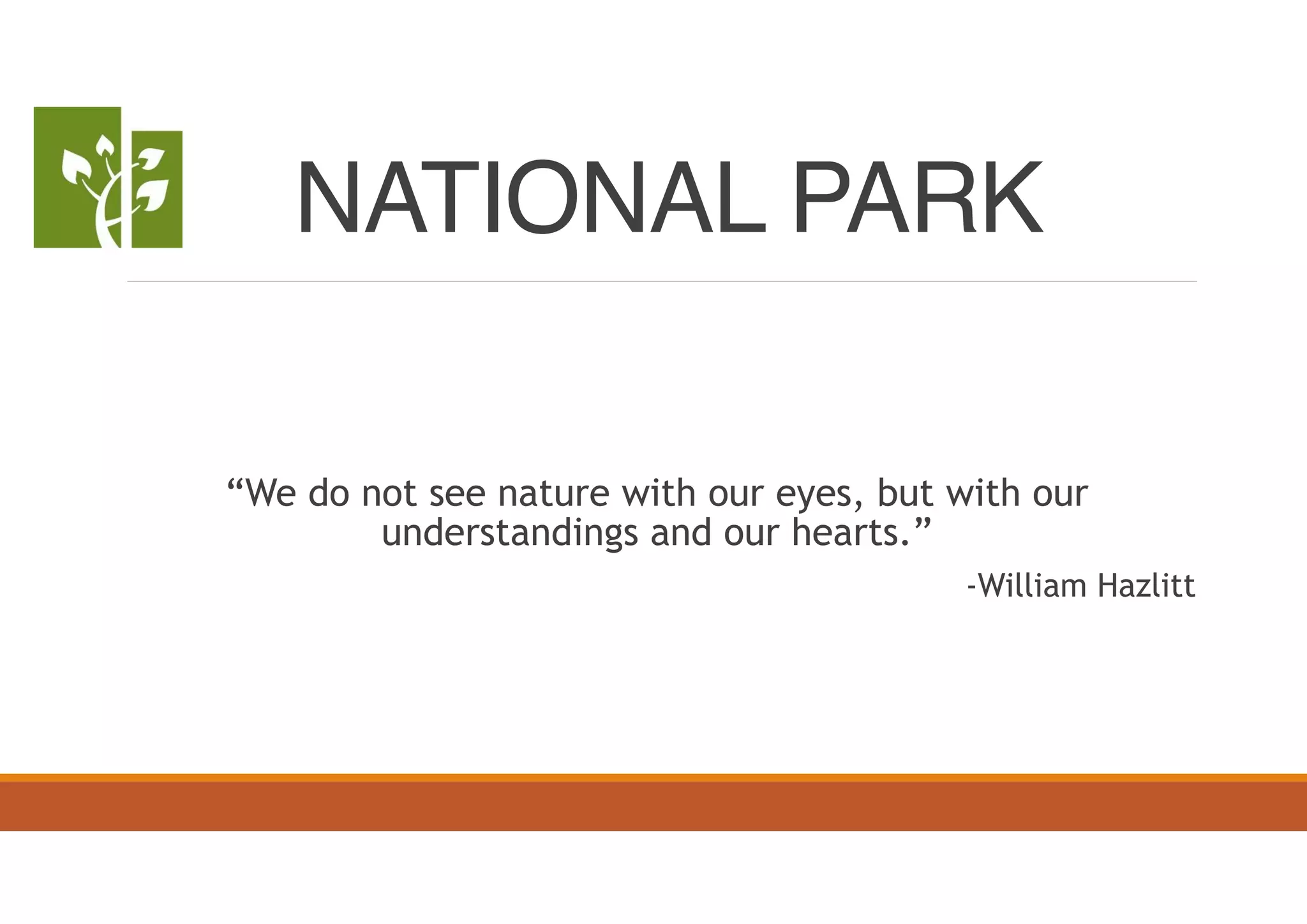 National parks presentation slide | PDF