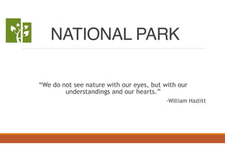 National parks presentation slide | PDF