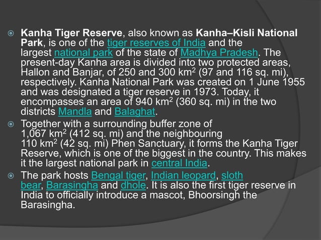 National Parks PPT | PPTX | Outdoor Attractions | Attractions