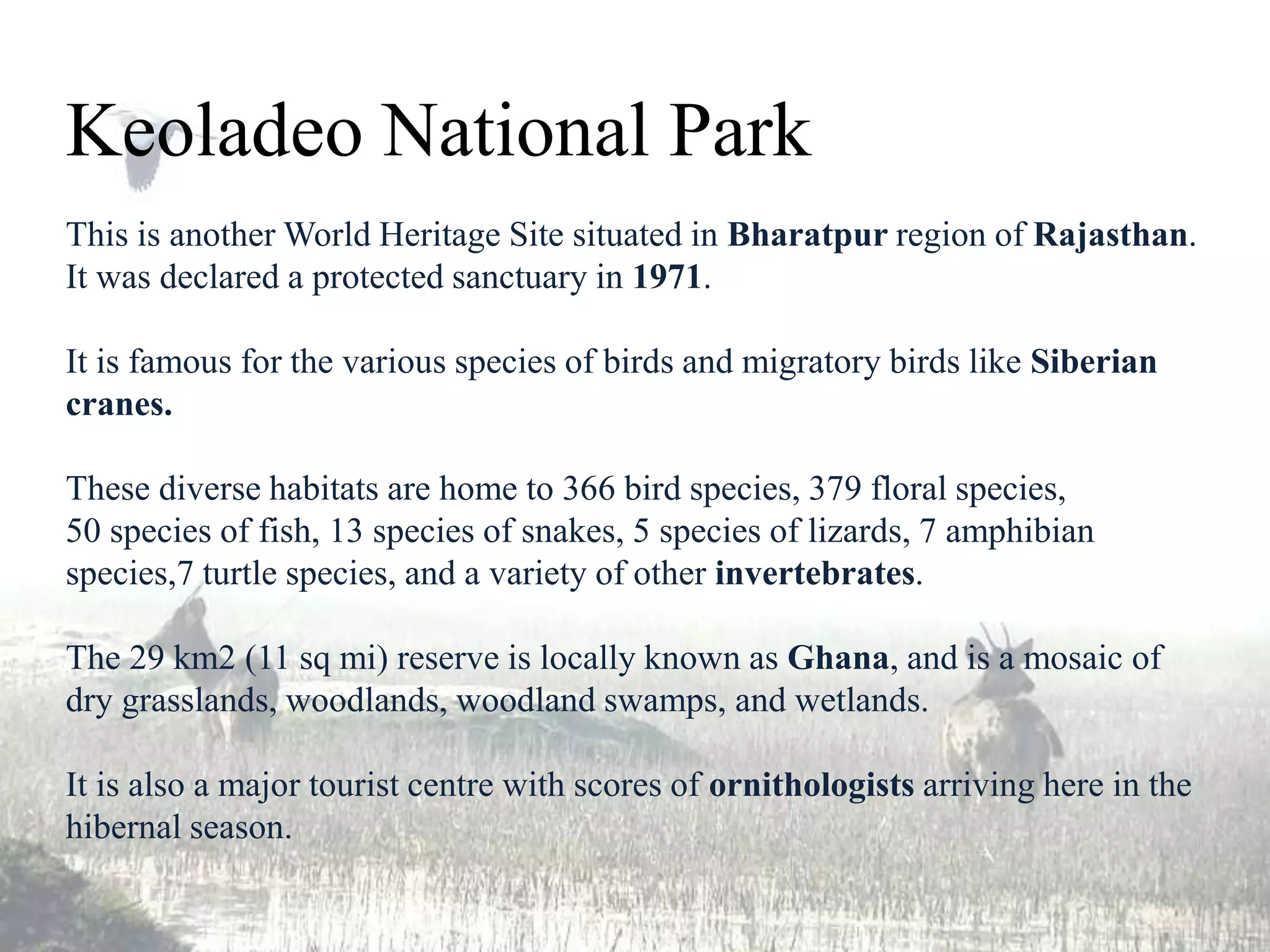 National parks of india ppt | PPTX