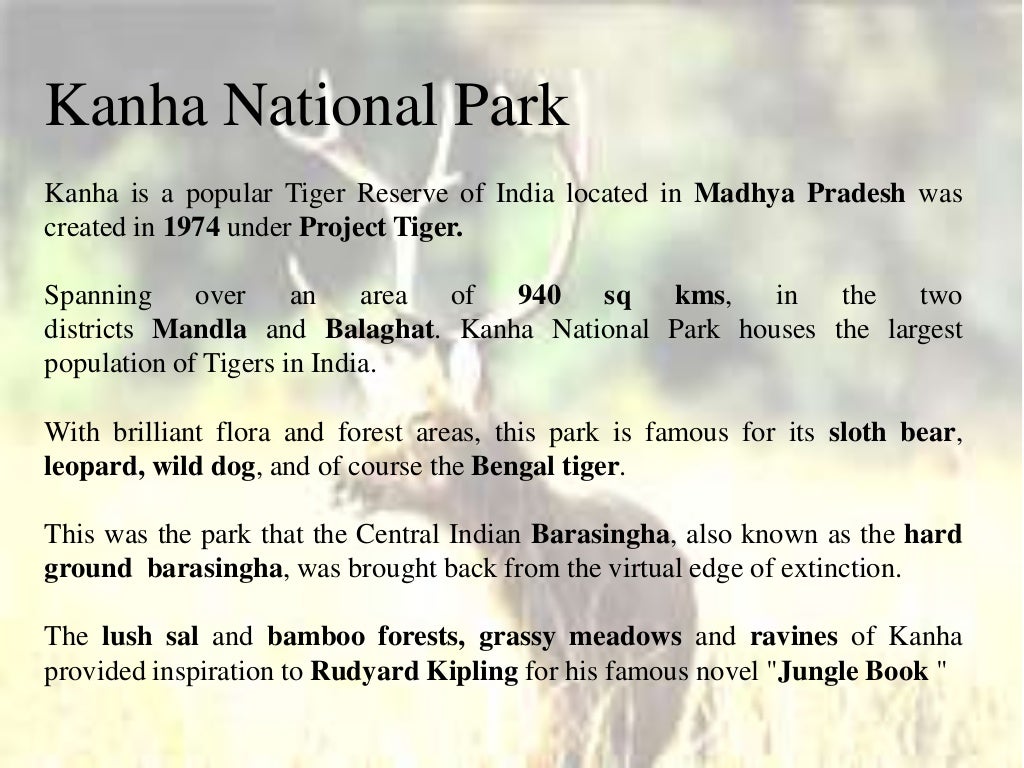 National parks of india ppt
