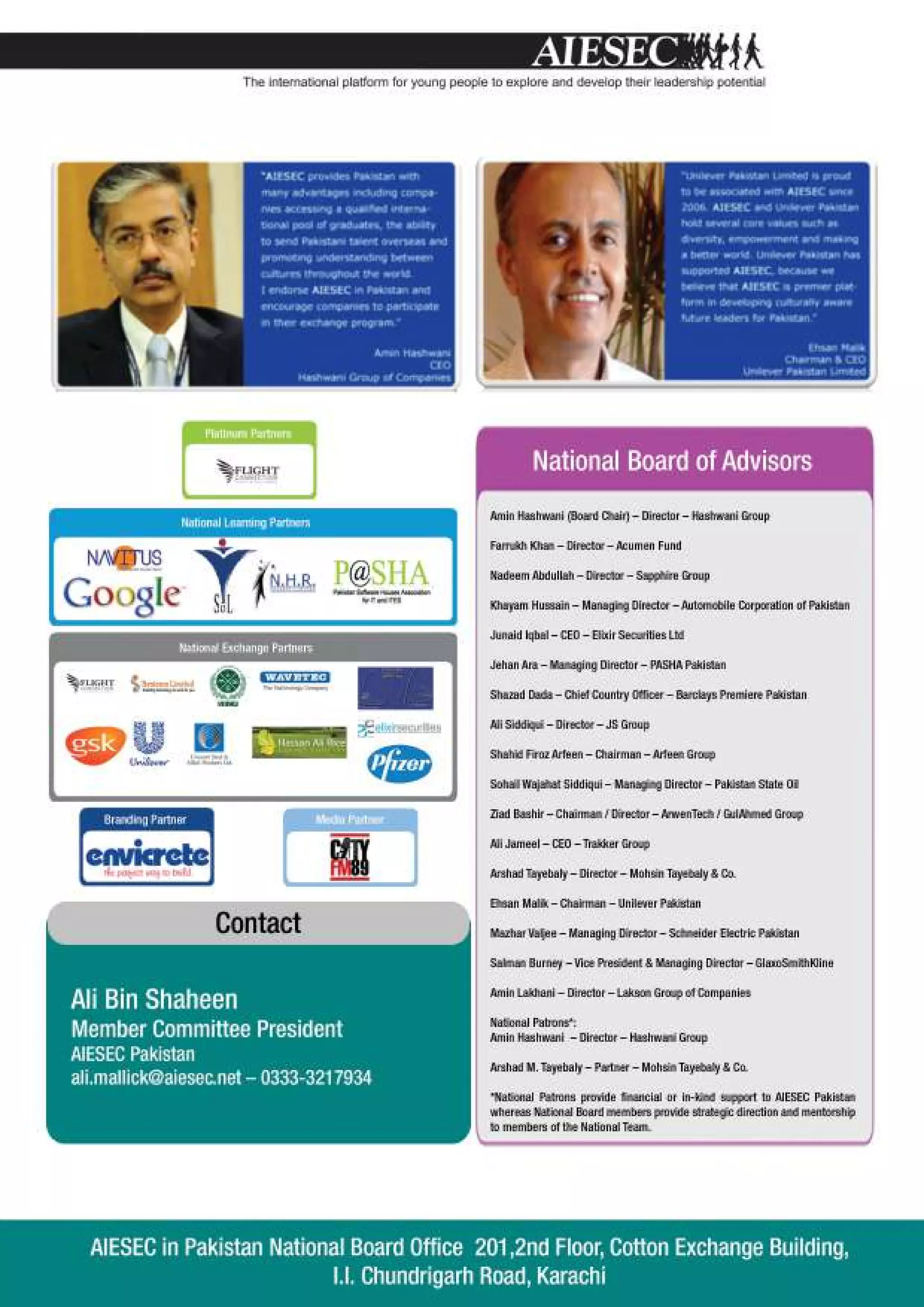 National Partnership Proposal | PDF