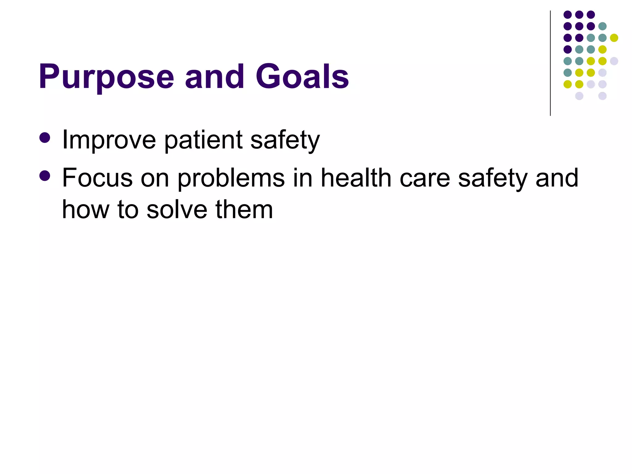 National Patient Safety Goals And Infection Control | PPT
