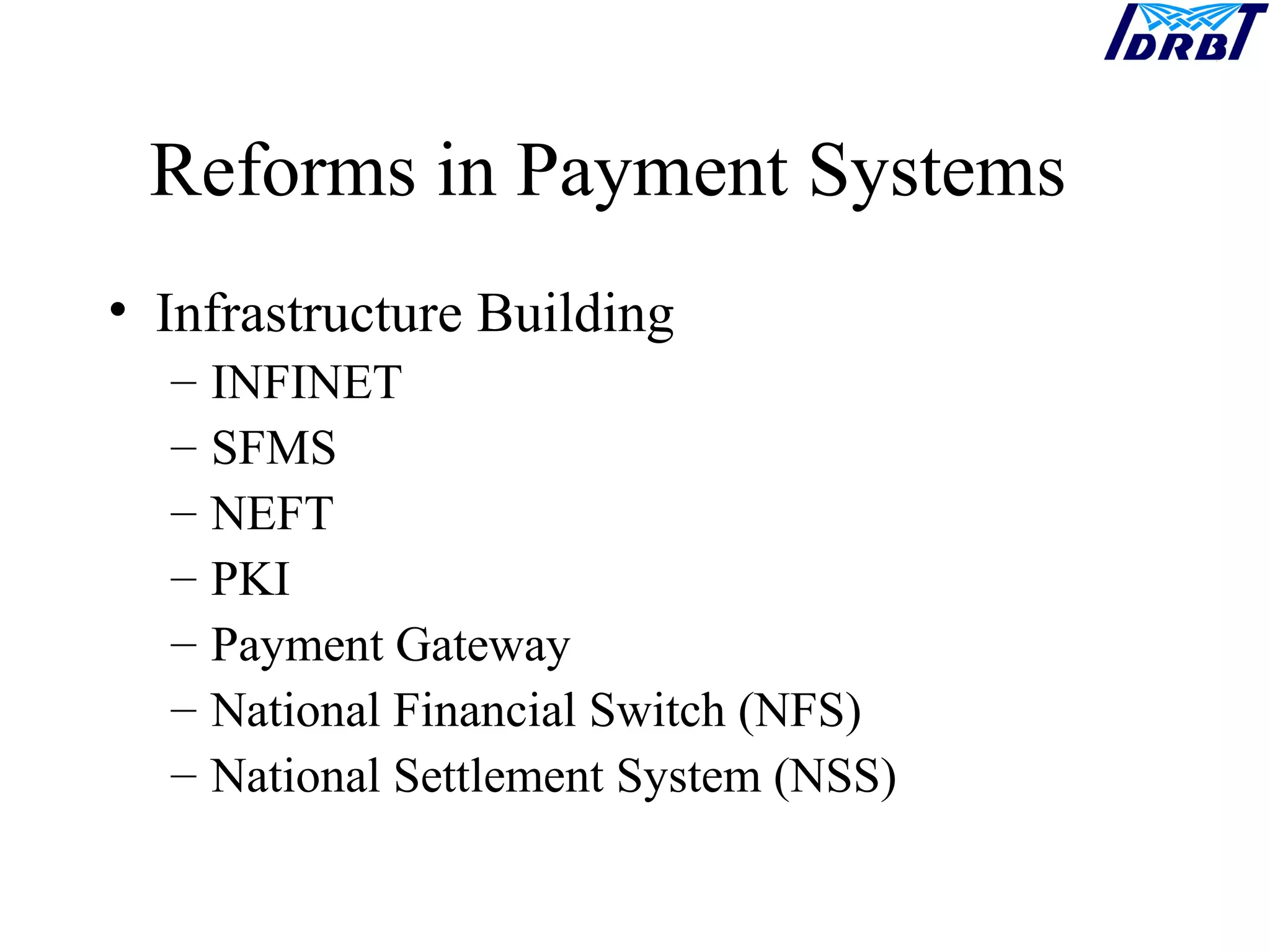 National payment system architecture | PPT