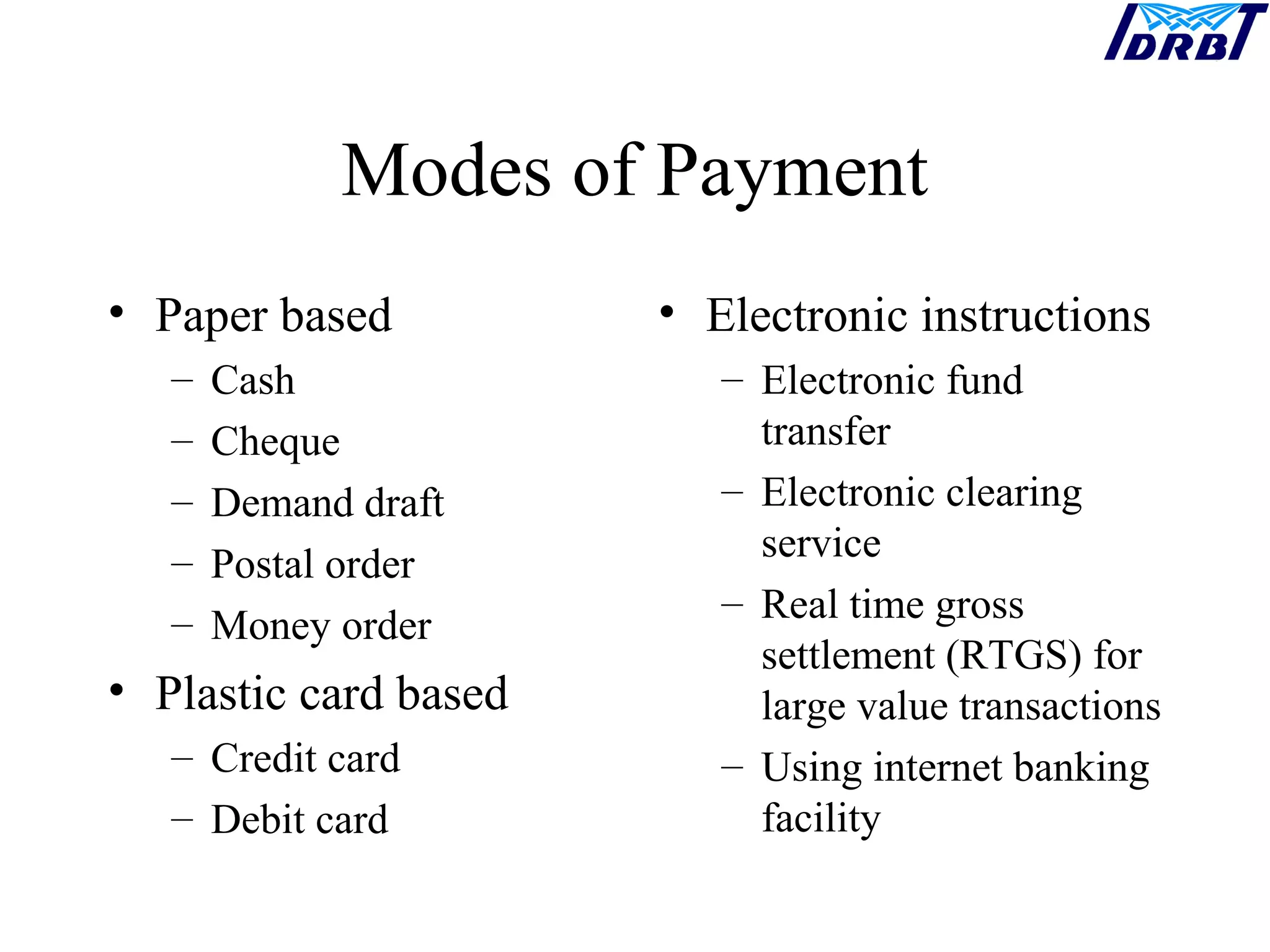 National payment system architecture | PPT
