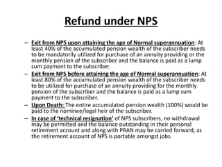 National pension system(NPS) | PPTX