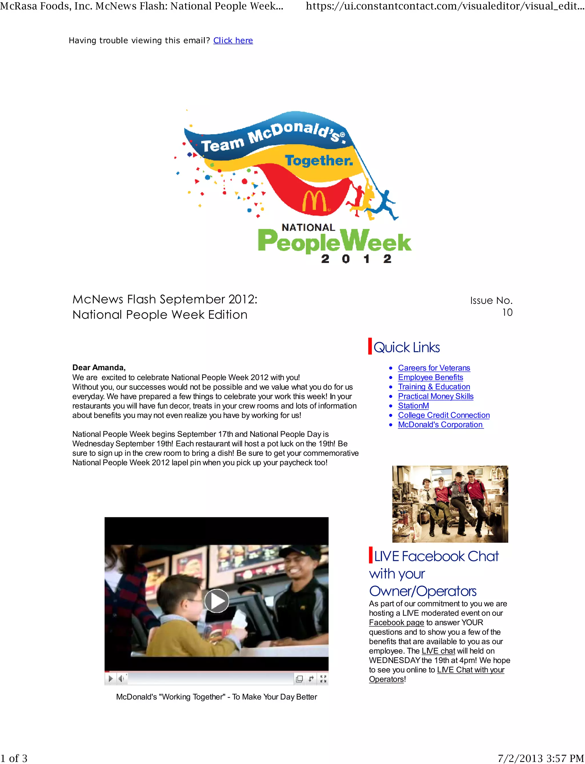 Employee Newsletter | PDF