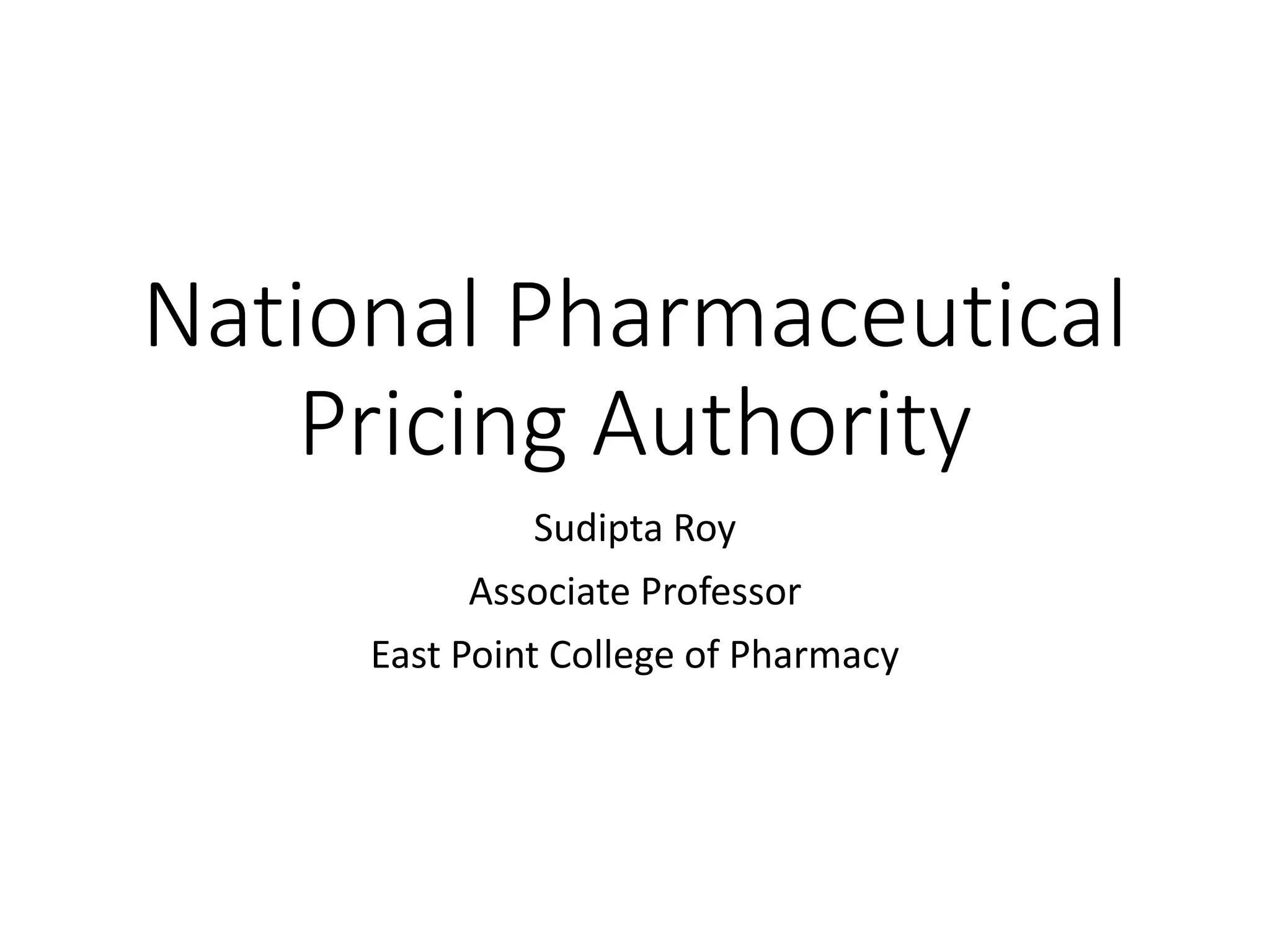 National Pharmaceutical Pricing Authority-WPS Office.pptx