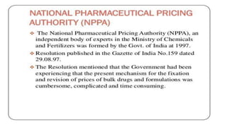National pharmaceutical pricing authority ppt | PPTX
