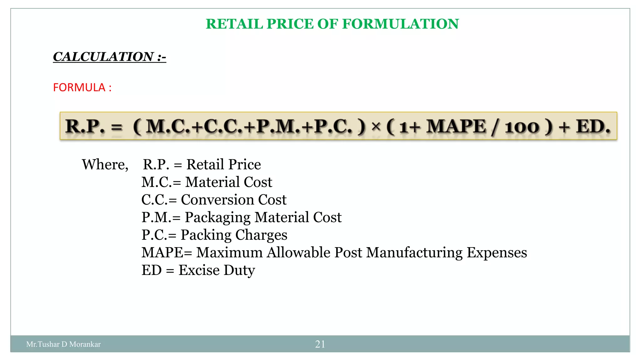 National pharmaceutical pricing authority with drugs price control order (dpco)2013 | PDF